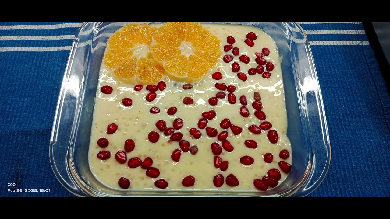 Sago Fruit Custard | Sabudana Recipe | Quick & Easy DESSERT ...
