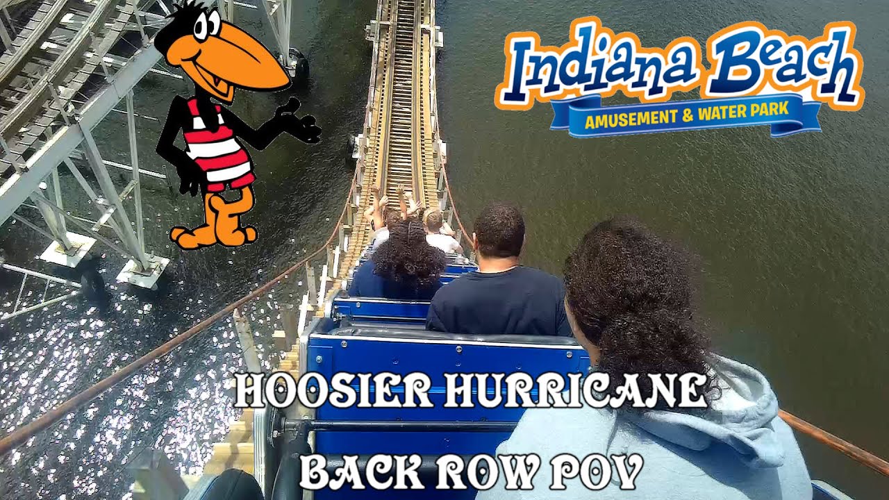 Hoosier Hurricane POV Back Row At Indiana Beach - YouTube