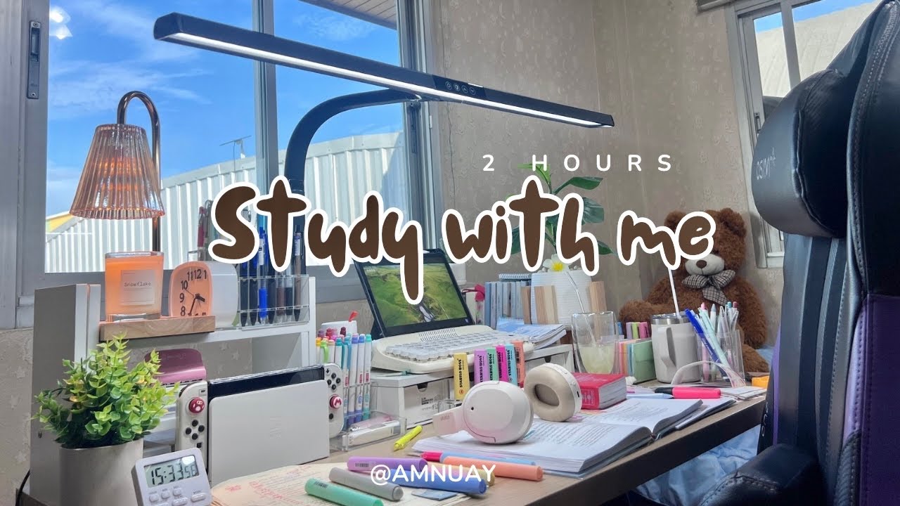 🎸2 Hours STUDY WITH ME| With music 🎹 - YouTube