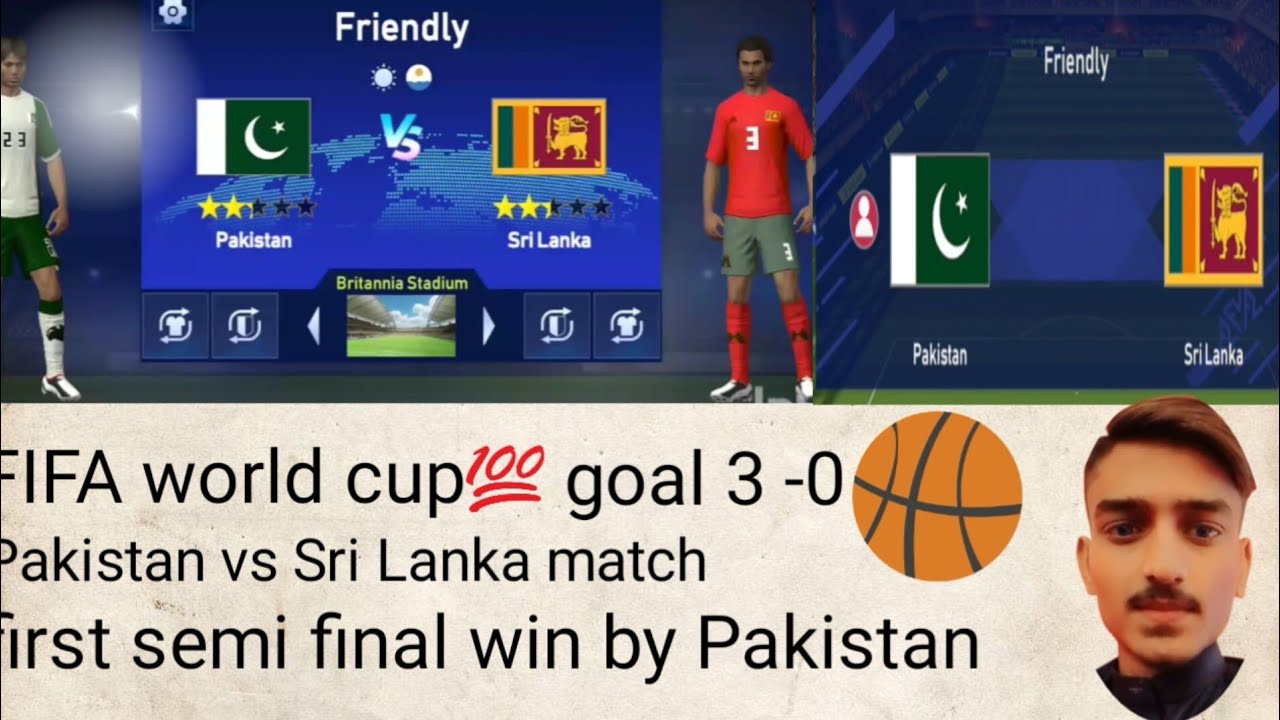 FIFA world cup 2024 semi finals match Pakistan vs Sri Lanka srl 0 vs 3 ...