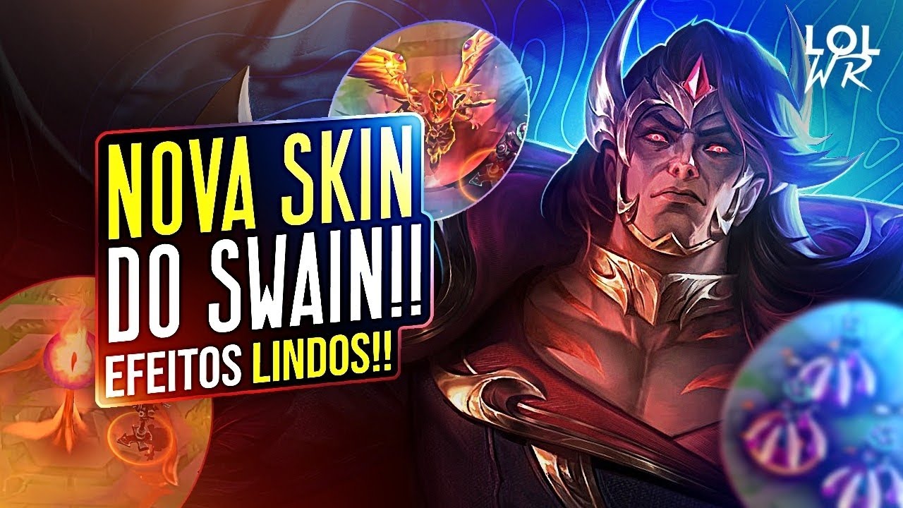 SWAIN GAMEPLAY | NOVA SKIN SWAIN EMISSÁRIO DA ESCURIDÃO!! | LoL Wild ...