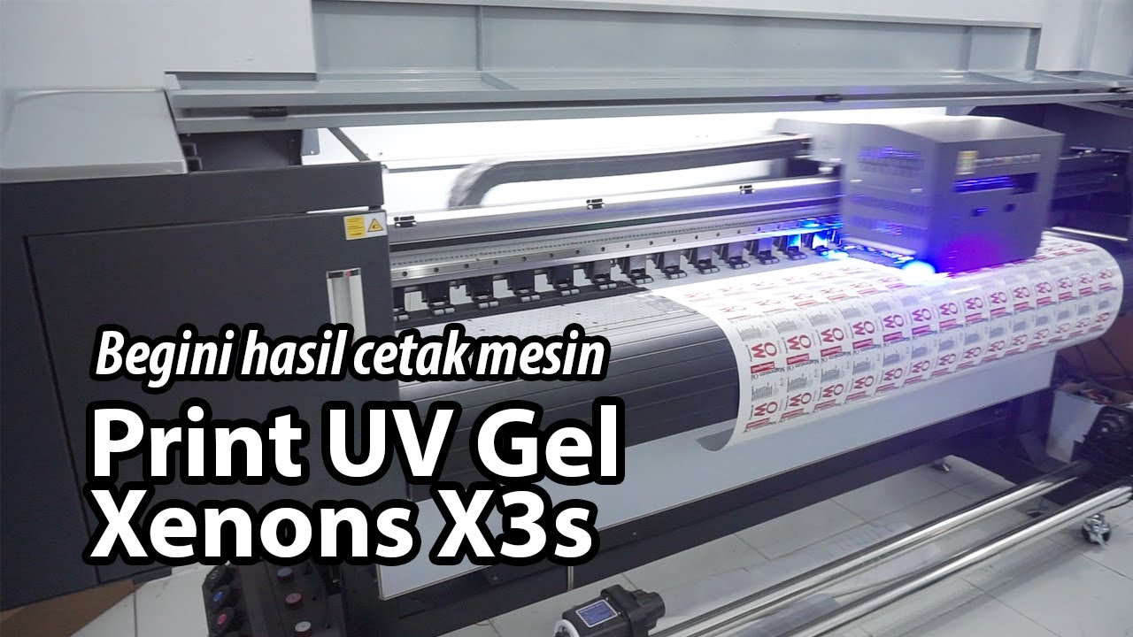 Review Mesin Print UV Gel Xenons X3s - Blackpaint Print Shop - Percetakan Pekanbaru - YouTube