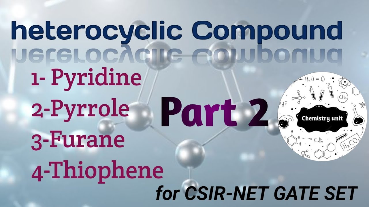 Heterocyclic reaction | part 2| for CSIR-NET GATE SET | Pyrrol furan ...