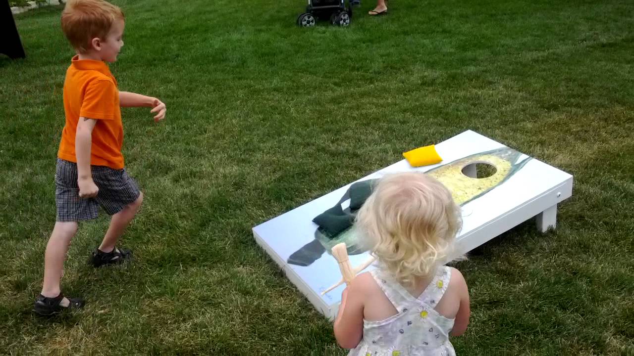 Cornholing! - YouTube