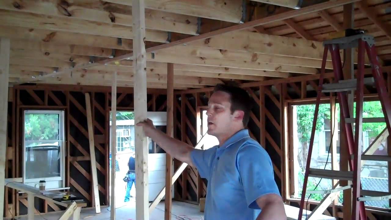 Rosedale Renovation - Girder Truss Installation - YouTube