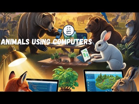 Green Professional Forest (animals using computers) - YouTube