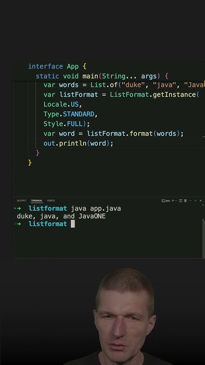 ListFormat 👉 Formatting Lists For End Users #java #shorts #coding #airhacks #code - YouTube