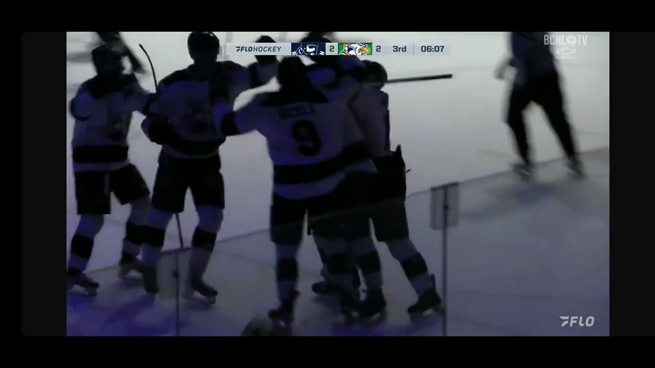 Nathan Oickle, Goal, Sept 2023, Surrey Eagles - YouTube