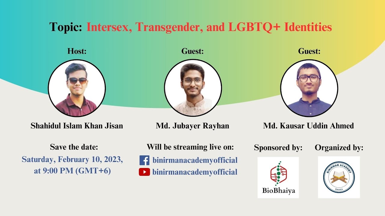 Intersex Transgender And Lgbtq Identities Youtube