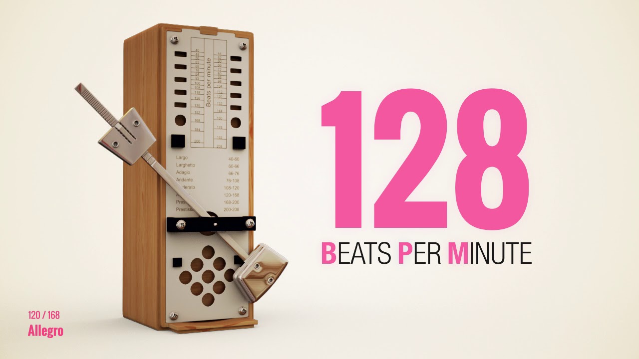 128 BPM Metronome - YouTube