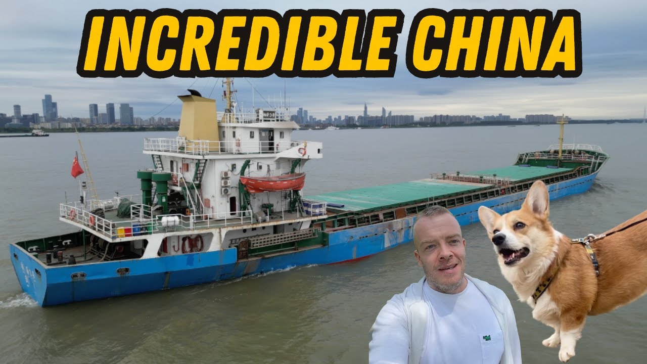 Yangtze River in China with Corgi and Drone - YouTube