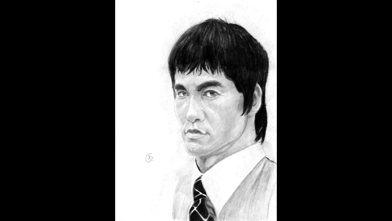 Bruce Lee speed drawing - YouTube