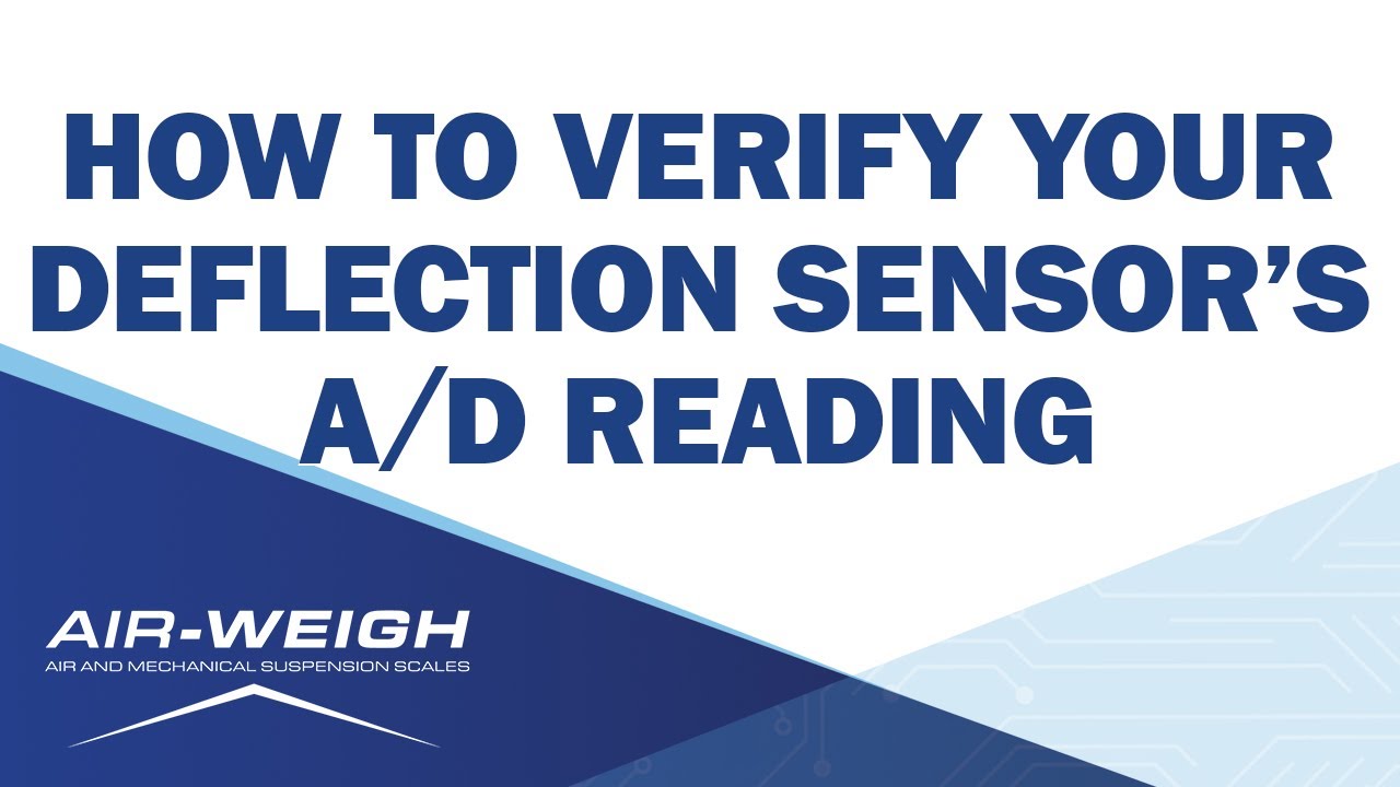 How To Verify Your Deflection Sensor's A/D Reading - YouTube