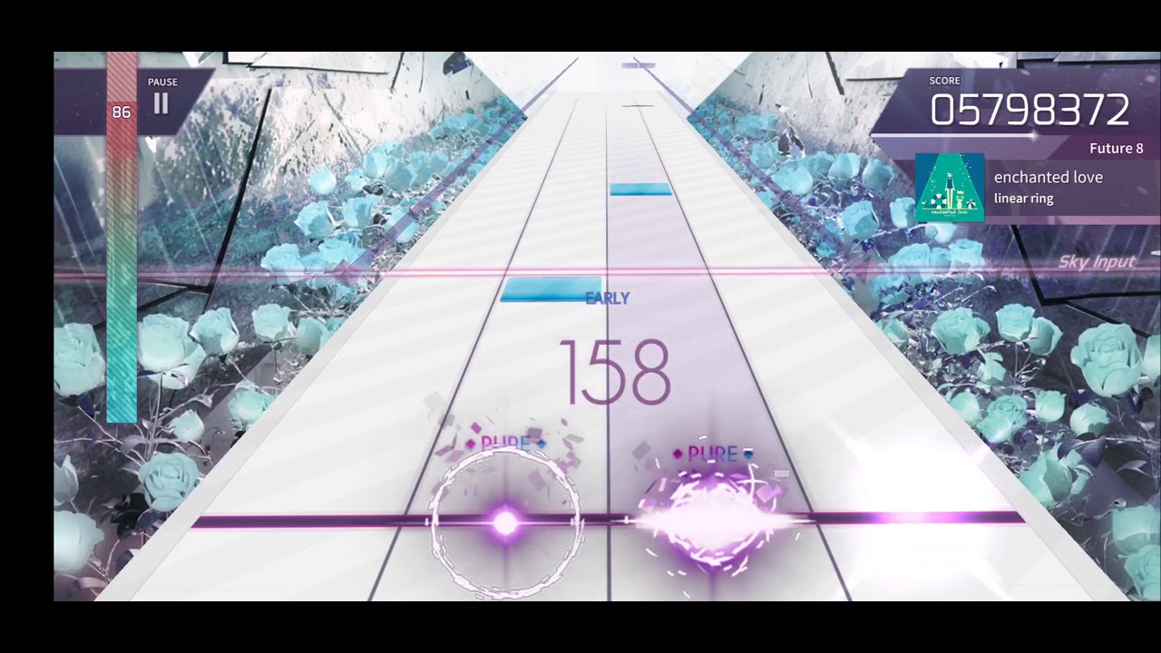 Arcaea - enchanted love (Future Lv 8 - First Try - 9888710) - YouTube