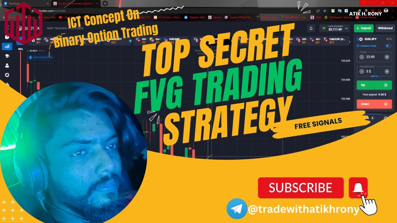 ICT Concept On Option Trading- FVG Trading Strategy on Quotex - Atik H ...