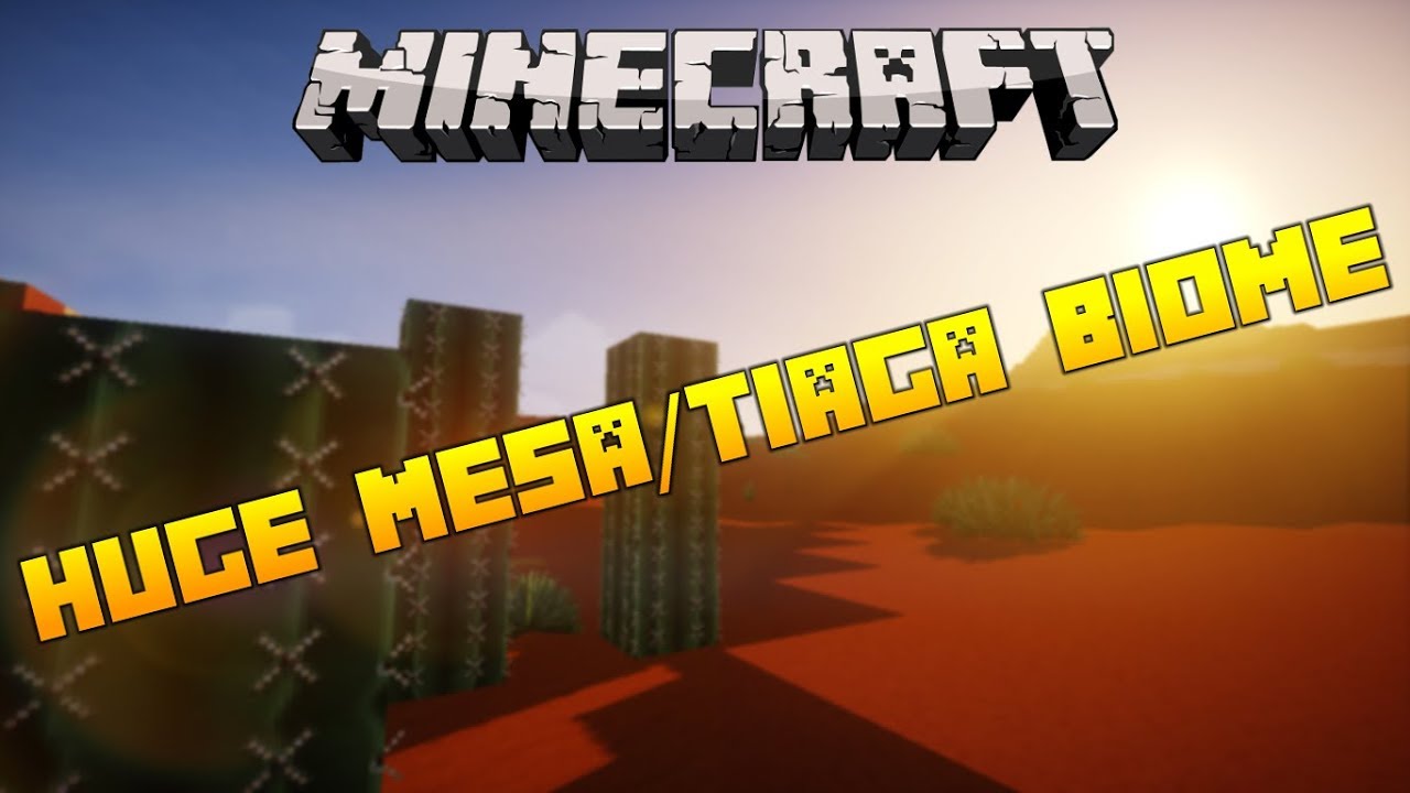 Minecraft : Huge Taiga / Mesa Biomes [1.12] w/ Coordinates [ Seed ...