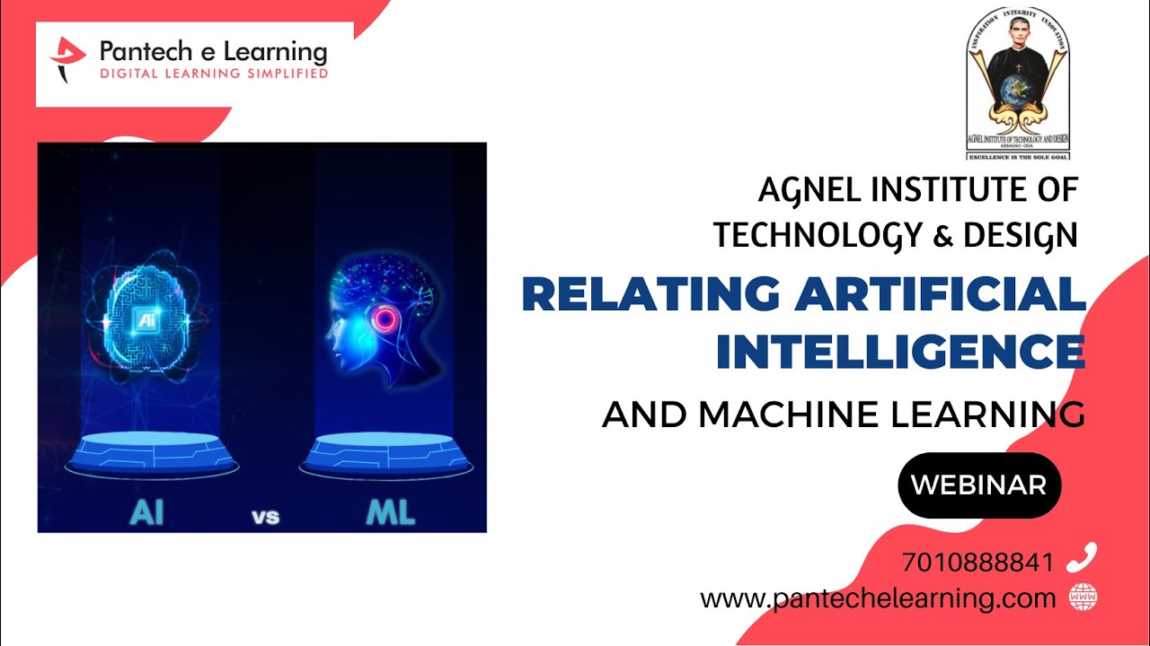 RELATING ARTIFICIAL INTELLIGENCE AND MACHINE LEARNINING | #pantechelearning - YouTube