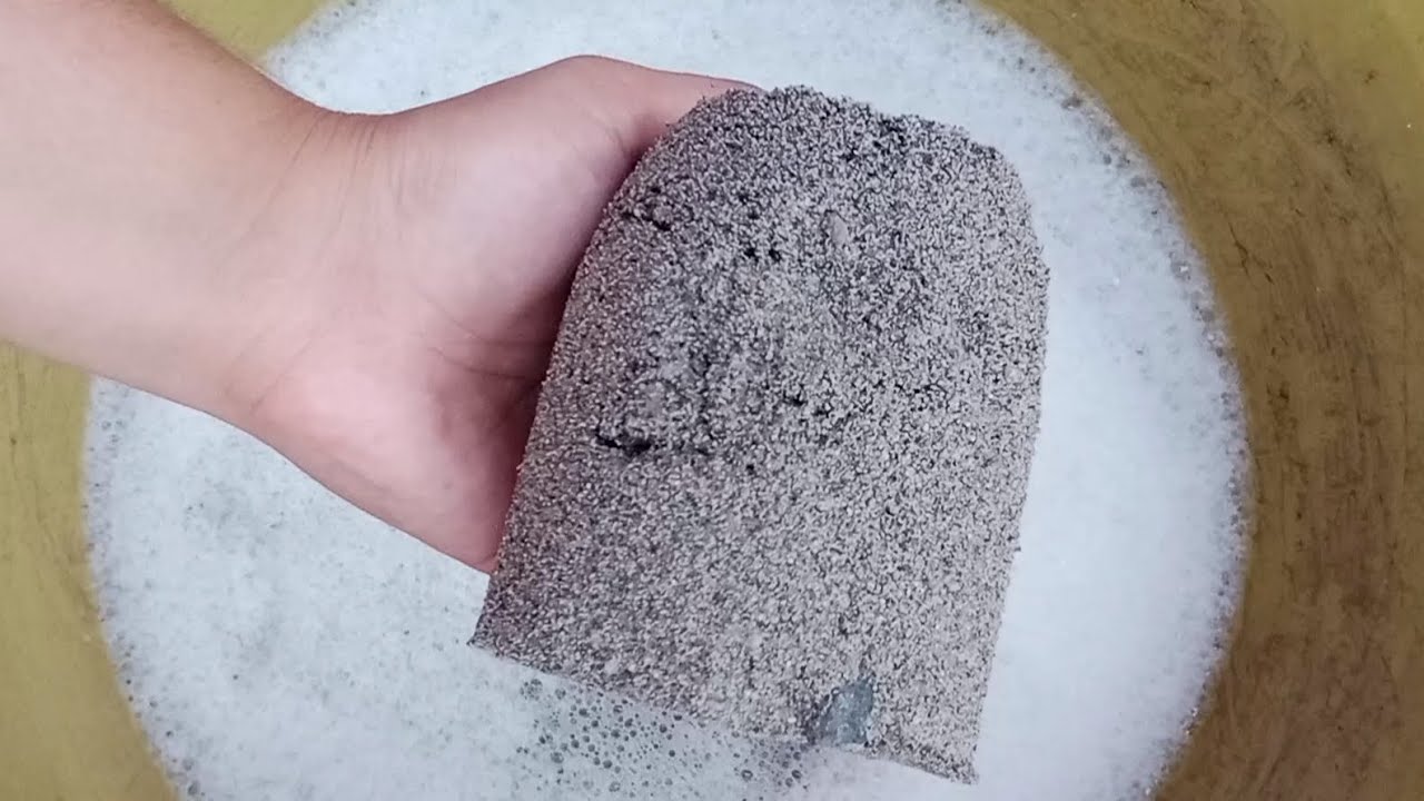 Asmr - Soft & dusty Charcoal ashes crumbling in foamy water|satisfying ...