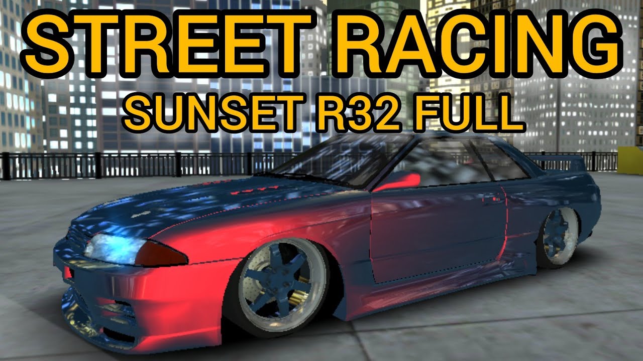 Street Racing - Skyline R32 Sunset GTR no máximo. - YouTube