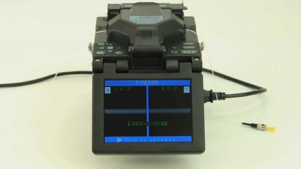 Fujikura FSM-50S Fusion Splicer For Sale Has 50 Total Arcs! - YouTube