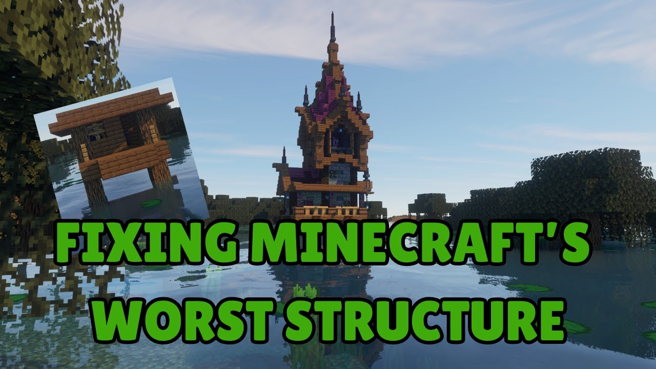 Can I improve the WORST structure in Minecraft? | Full Timelapse - YouTube