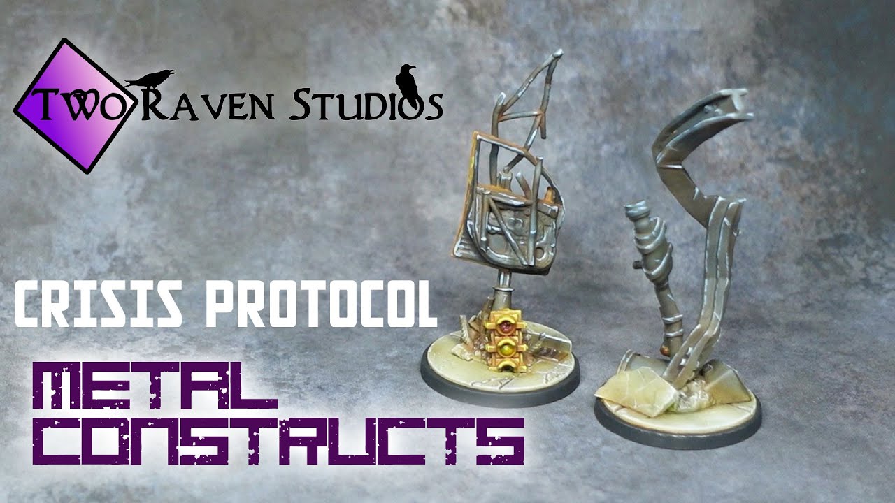Painting Marvel Crisis Protocol: Magneto Metal Constructs - YouTube