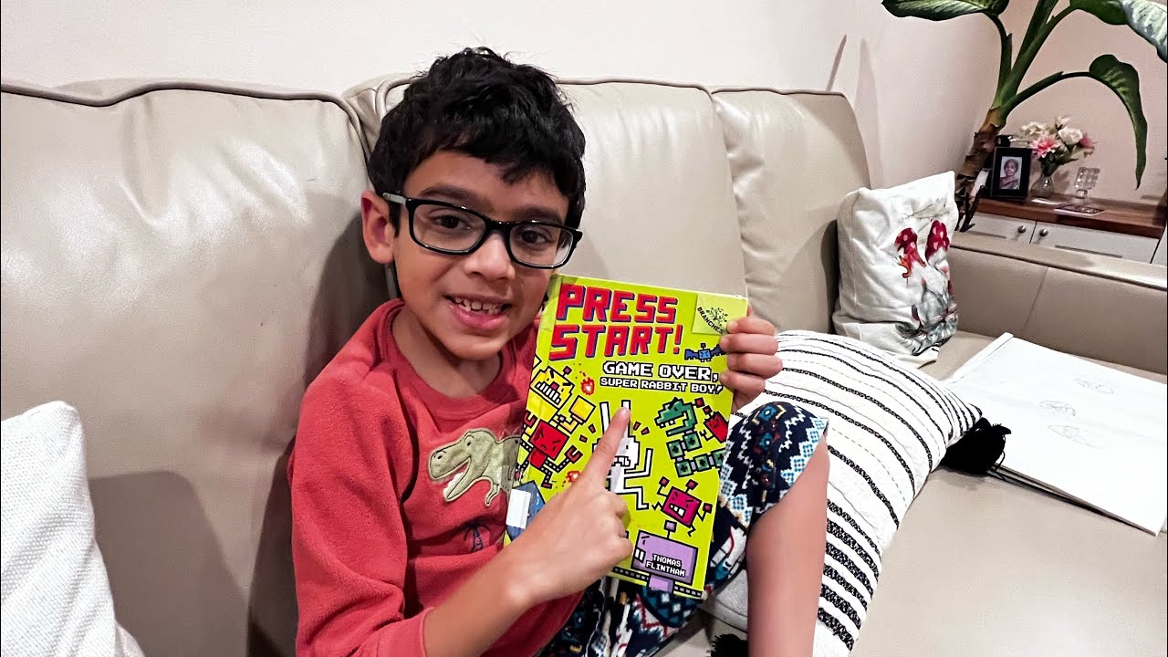Press Start game over super rabbit boy part 1 - YouTube