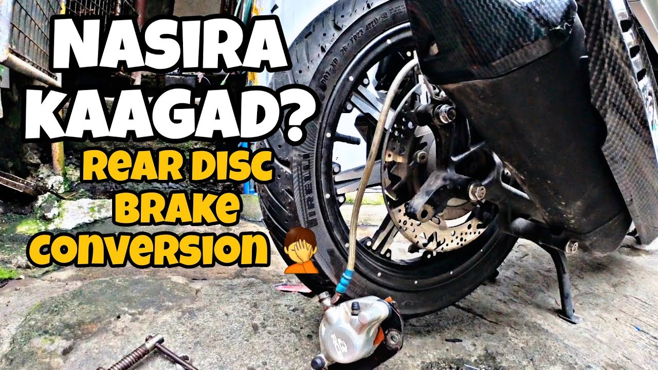 HONDA CLICK REAR DISC BRAKE | RCB S2 Caliper Brakepad Replacement - YouTube