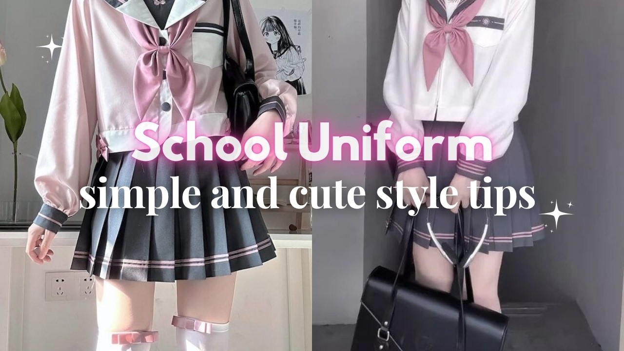 How To Glow Up Your School Uniform Simple & Cute Style Tips - YouTube