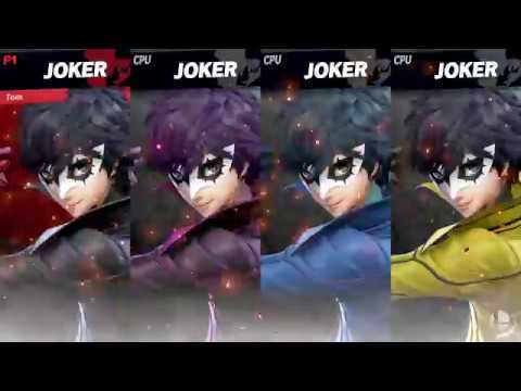 Super Smash Bros. Ultimate - Joker Gameplay - YouTube