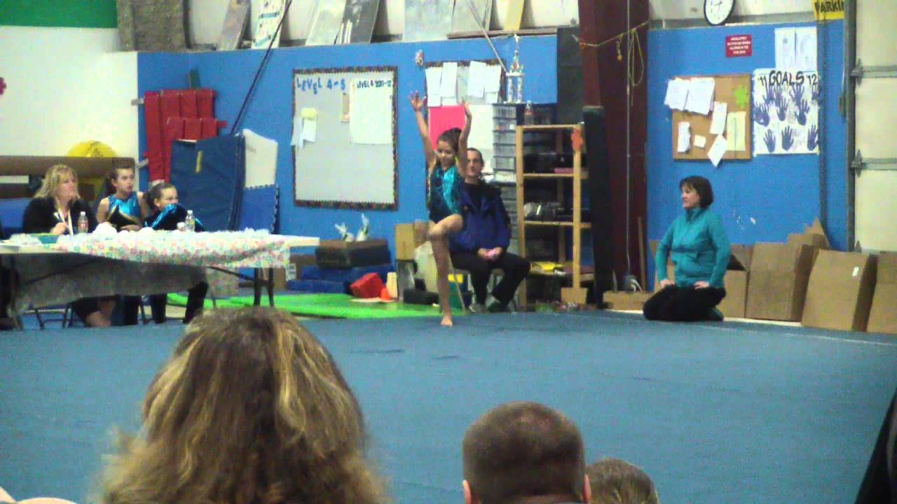 Gymnastics Level 3 Floor routine - YouTube