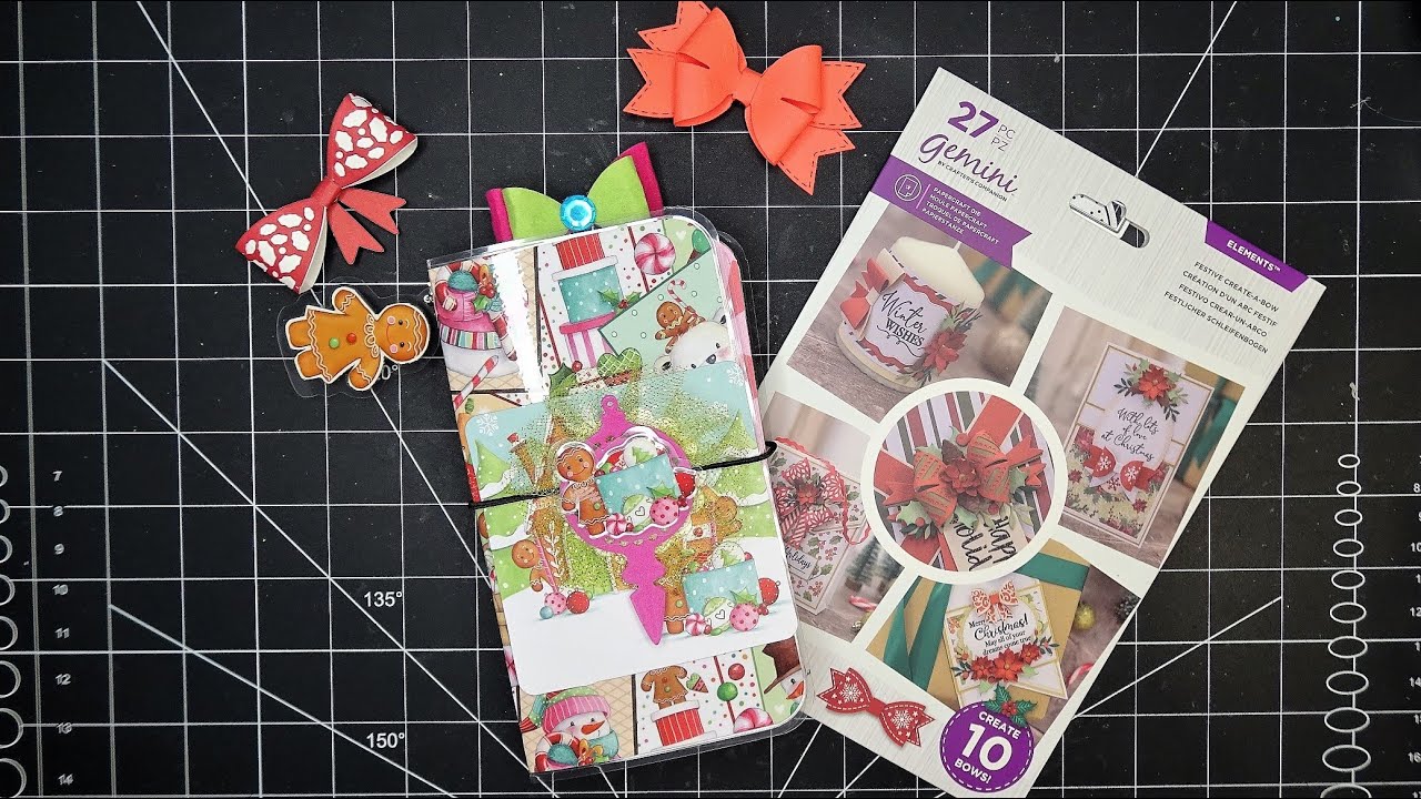 Crafter's Companion "Festive Build-a-Bow" Die Set Review Tutorial! Mix ...