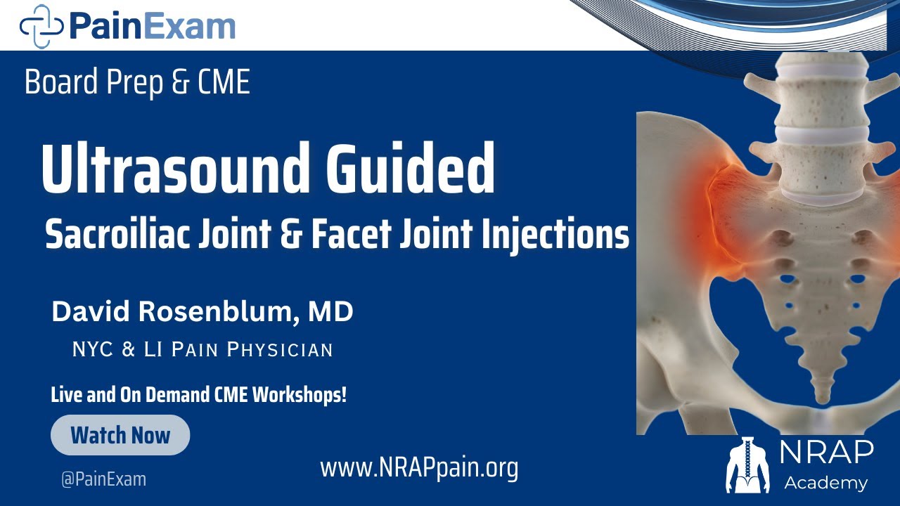Use Ultrasound to avoid Xray when Performing Sacroiliac Joint & Facet ...