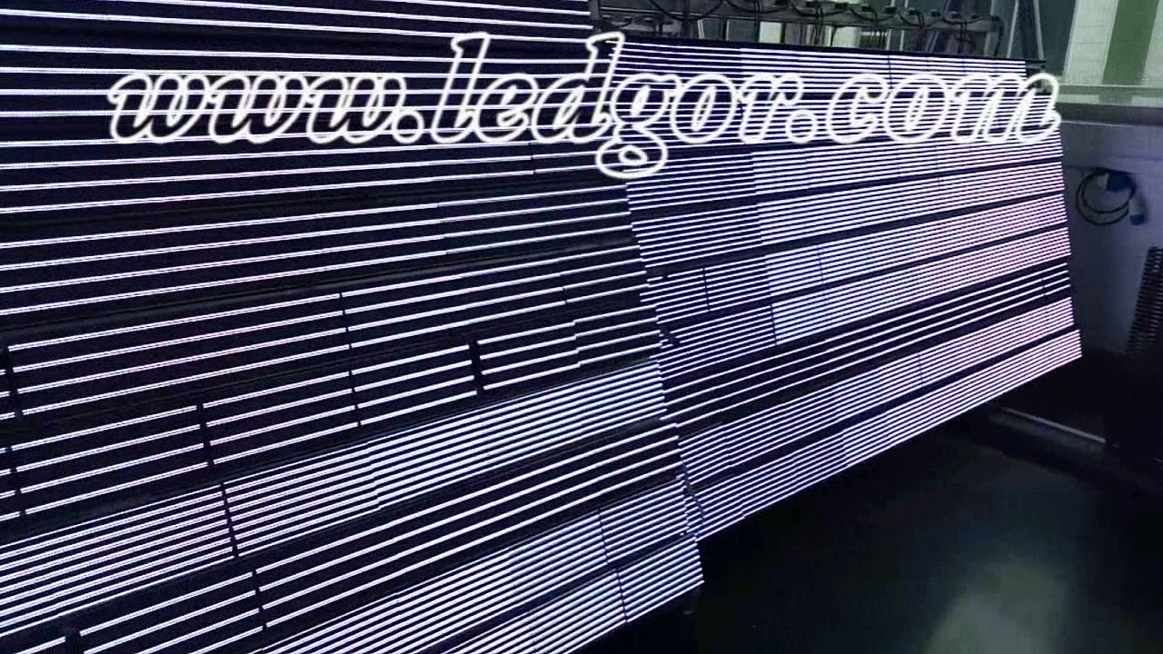led screen module test process - YouTube