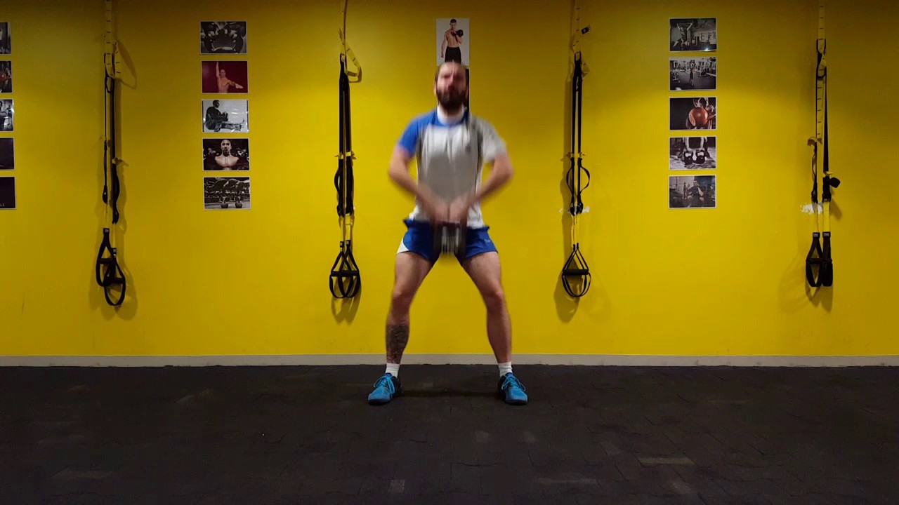 Kettlebell Sumo Deadlift with Upright row Lukasz Lojas - YouTube