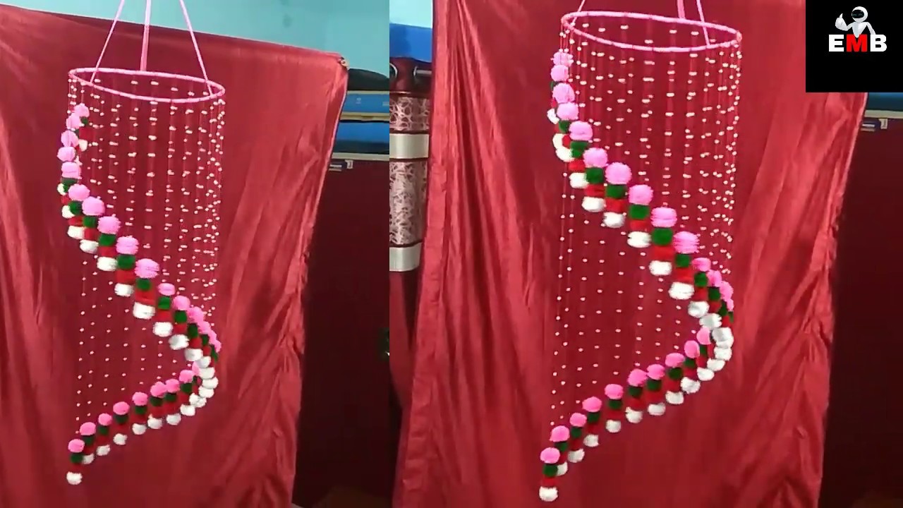 DIY-CRAFT - HOME MADE JHOOMER || CRAFT || BEAUTIFUL JHOOMER BY EMB ...