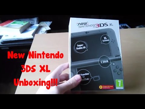 New Nintendo 3DS XL Unboxing - YouTube