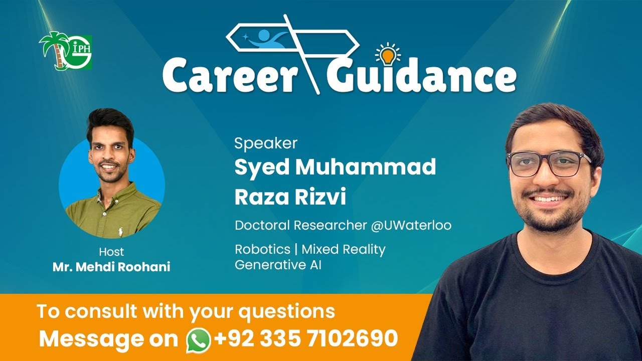 Career Guidance | Mr. Muhammad Raza Rizvi | Doctoral Researcher | 4th ...