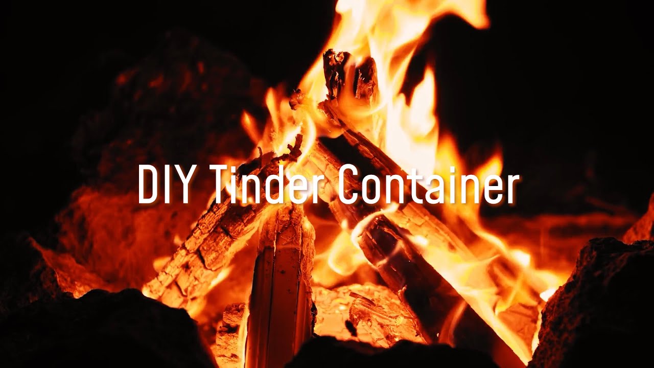 How to Make a DIY Tinder Container - YouTube