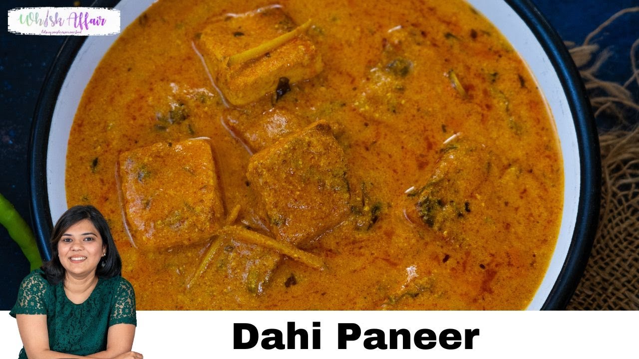 Dahi Paneer Recipe - YouTube