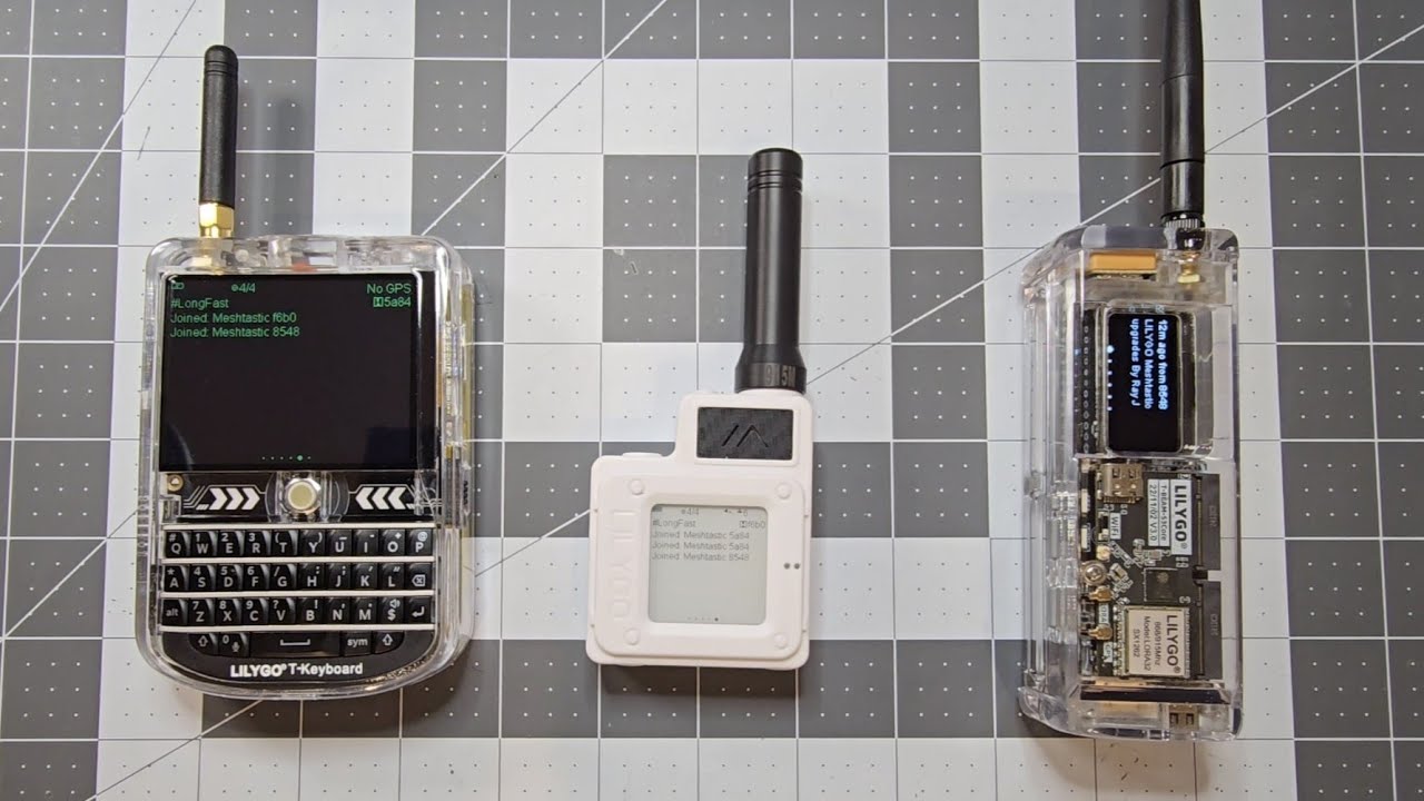 LILYGO T-Deck, T-Echo and T-Beam Supreme Meshtastic Builds - YouTube