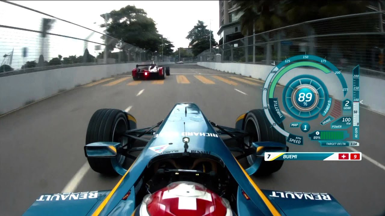 Formula E's onboard cameras - YouTube