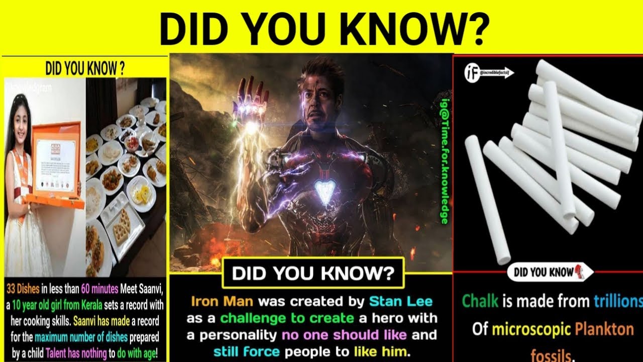 OMG !! 😱😱 Interesting Facts you shouldn't Miss ||Facts Techz|Did You ...