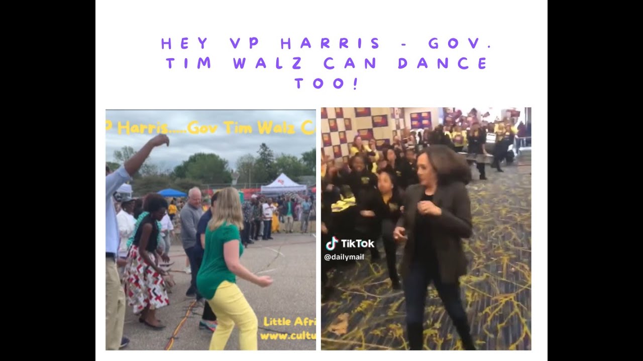 Hey VP Harris ...Gov Tim Walz Can Dance Too! - YouTube