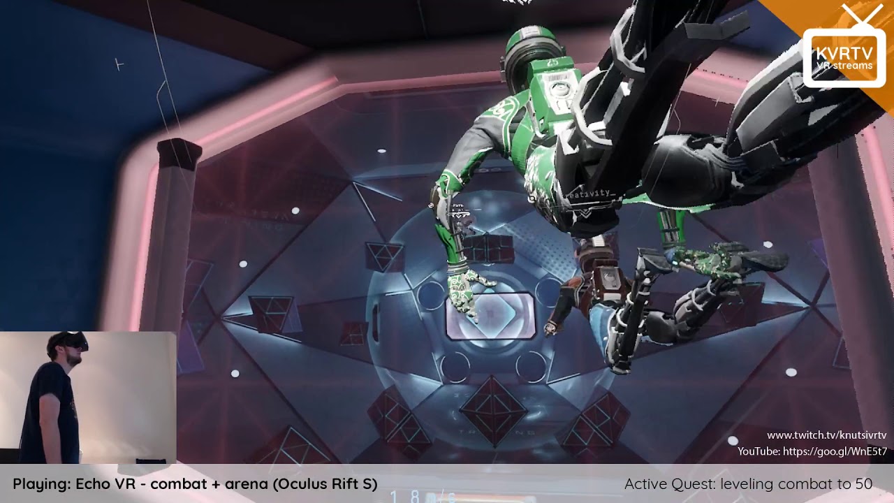 Echo VR : Combat/Arena - leveling combat to 50 | Stream #1 | Rift S ...