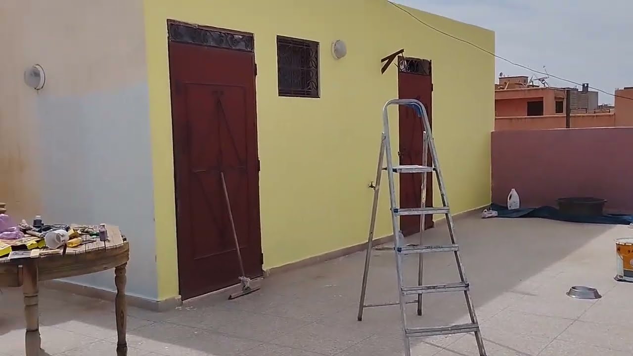 Rooftop Terrace Transformation | Terrace Makeover | DIY Ideas |paints ...