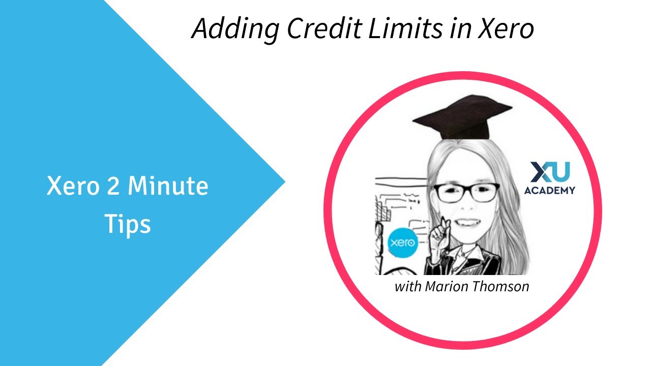 Adding Credit Limits in Xero - YouTube