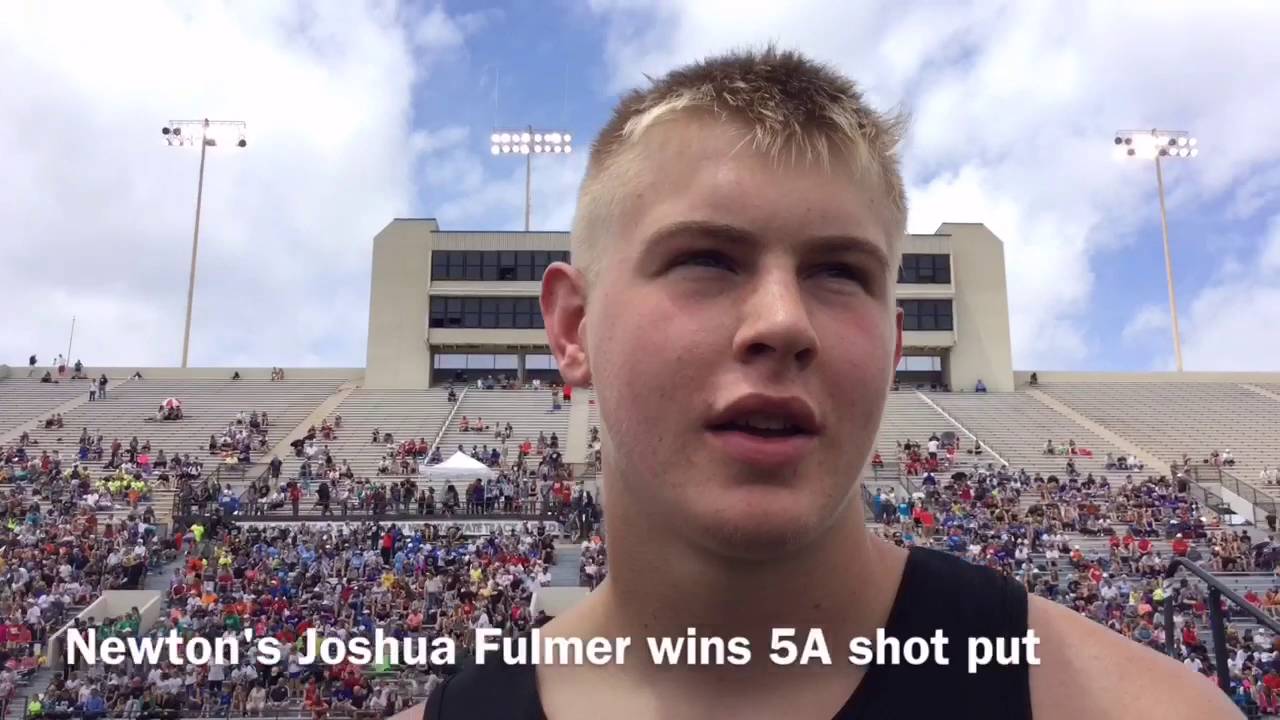 Newton's Joshua Fulmer wins 5A shot put - YouTube