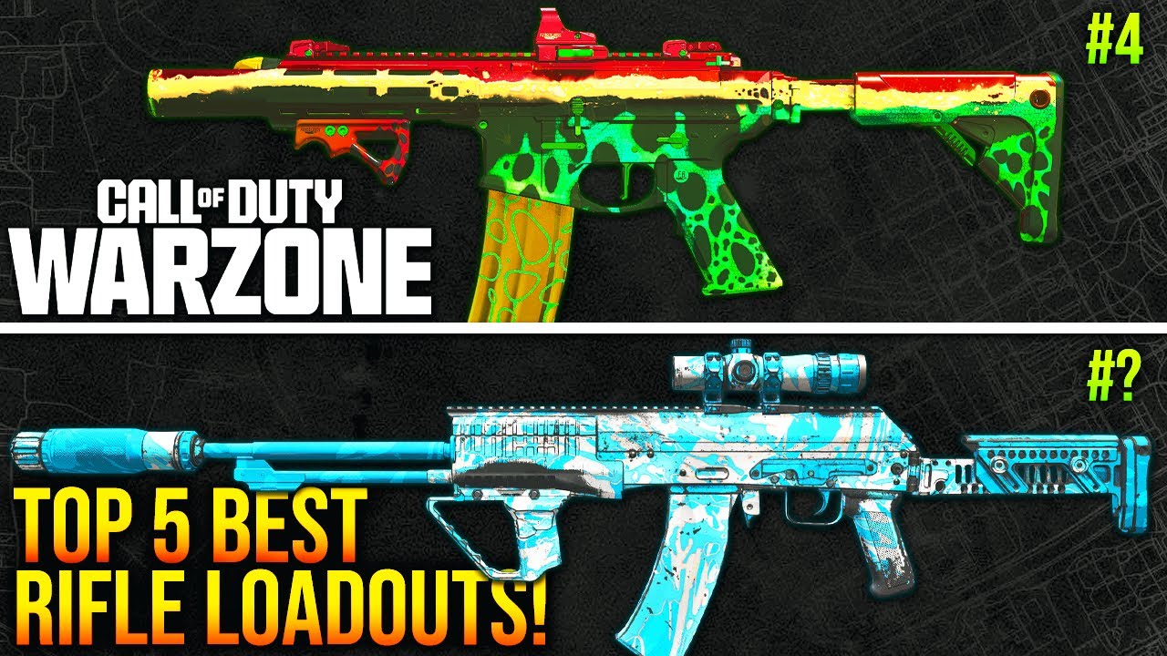 WARZONE: Top 5 BEST ASSAULT RIFLE LOADOUTS After Update! (WARZONE Best ...