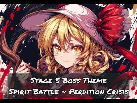 Touhou 4 LLS Stage 3 Boss Theme Spirit Battle ~ Perdition crisis but ...